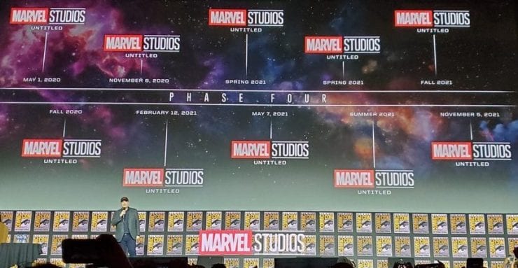 MARVEL anuncia la Phase 4 del MCU en SDCC 2019 - Tadaima