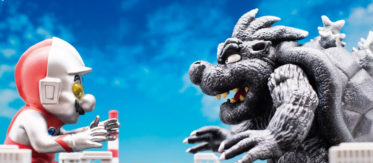 Mario y Bowser, reimaginados en versión Ultraman - Tadaima
