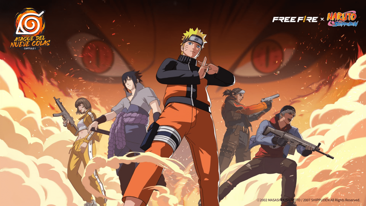 NARUTO SHIPPUDEN y Free Fire se unen para la colaboración de anime más ...
